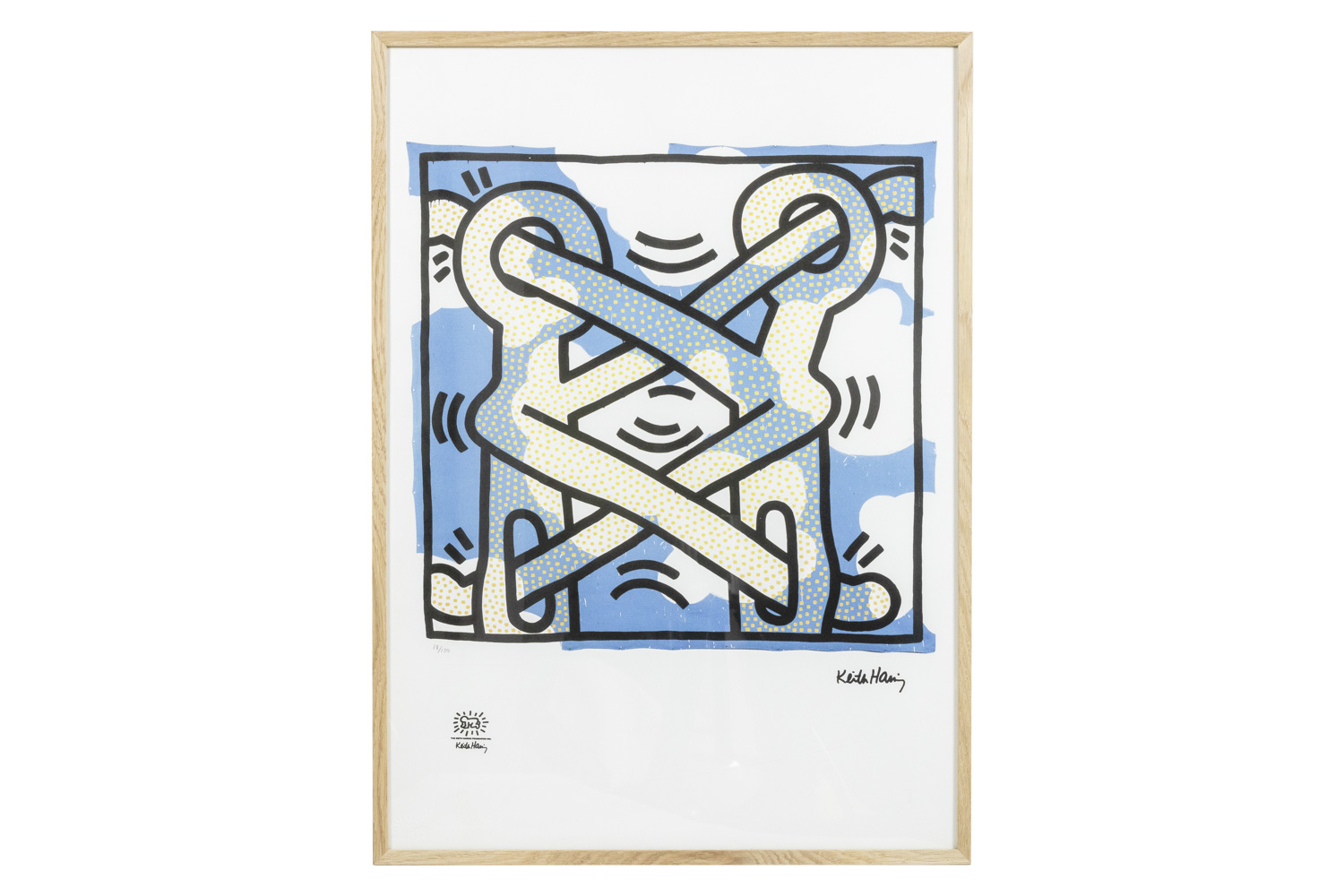 Keith Haring, Sérigraphie, Années 1990 - JLF Antiquités